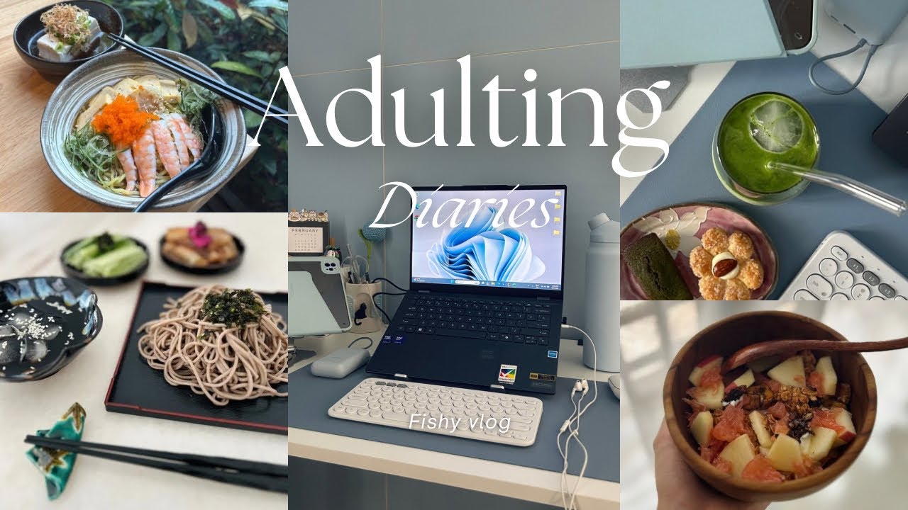 Chill activities: New laptop, matcha lattes, healthy meals | Adulting ...