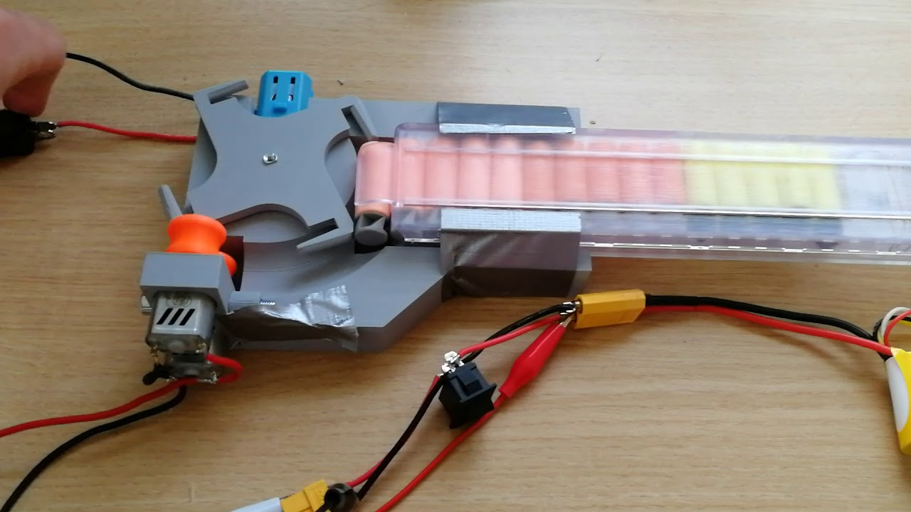 A "Run of the mill" prototype (horizontal mag feeding system) 4 armed ...