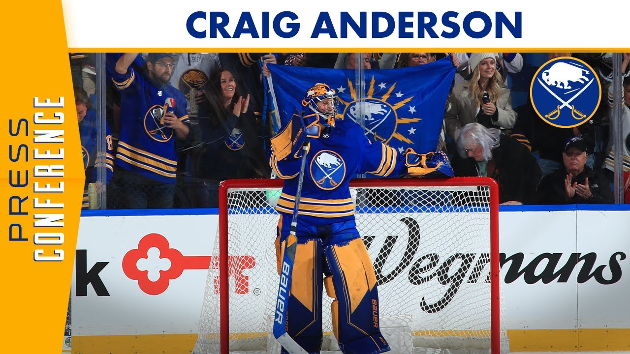 "You Earn That Respect" | Craig Anderson Reflects On Sabres First Home ...