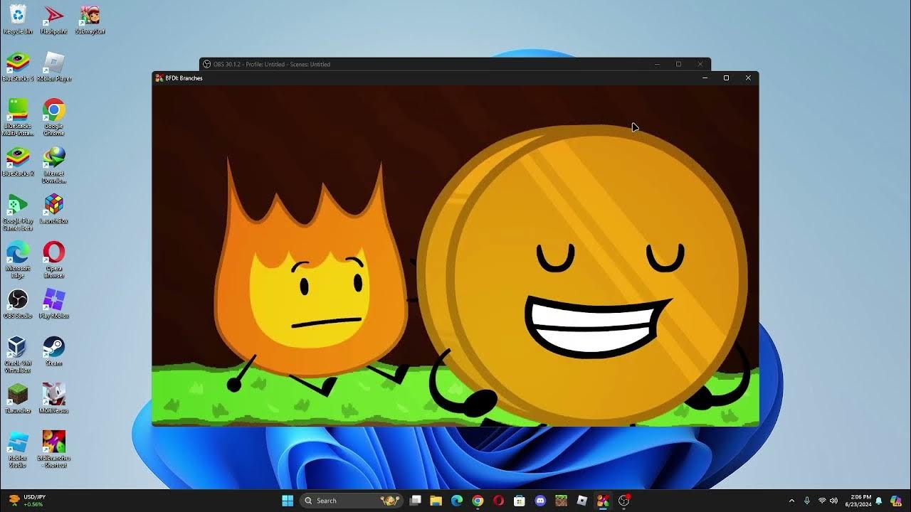 BFDI Branches Gameplay - YouTube