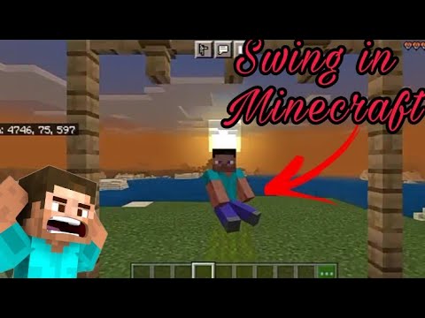 How to make a swing in Minecraft - YouTube