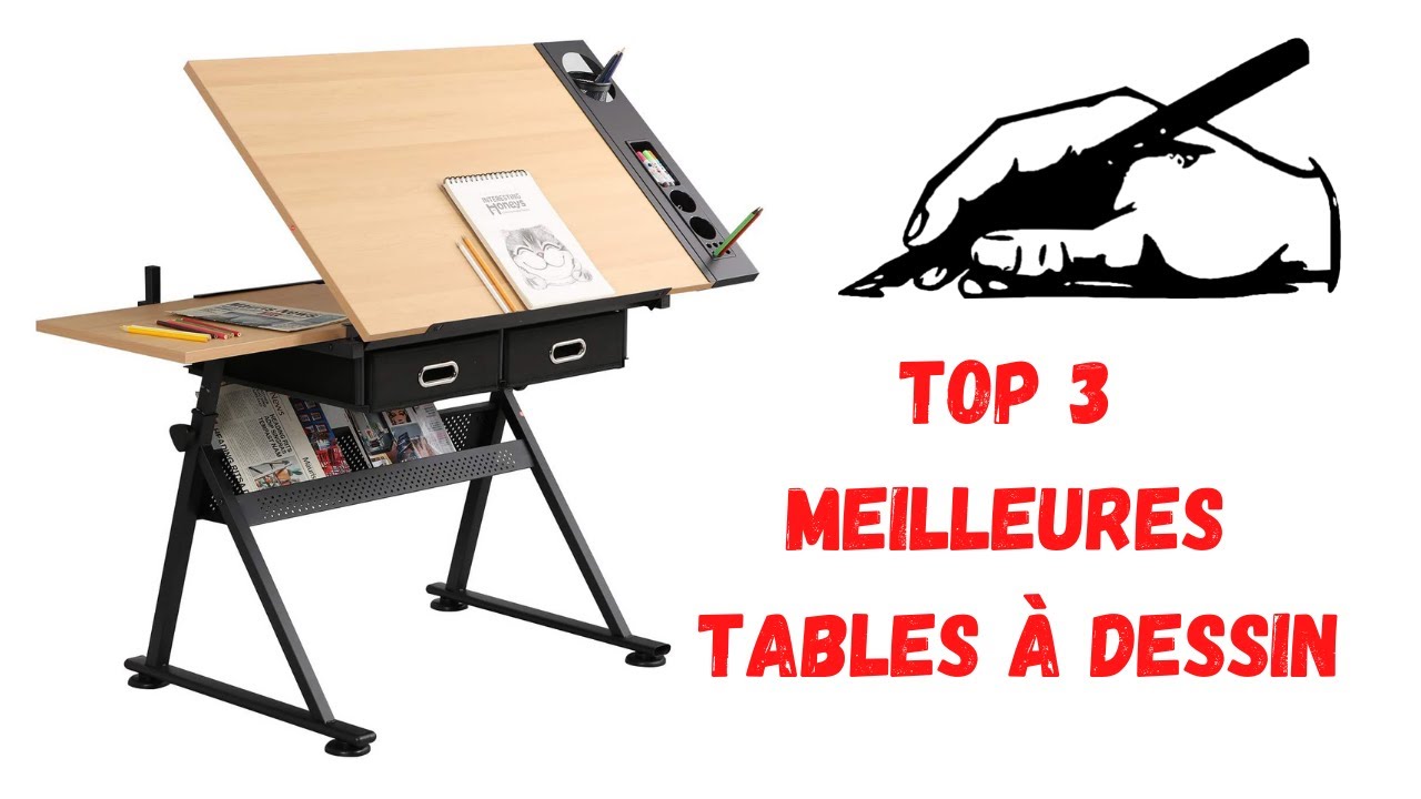 TOP 3 MEILLEURES TABLES à DESSIN - YouTube