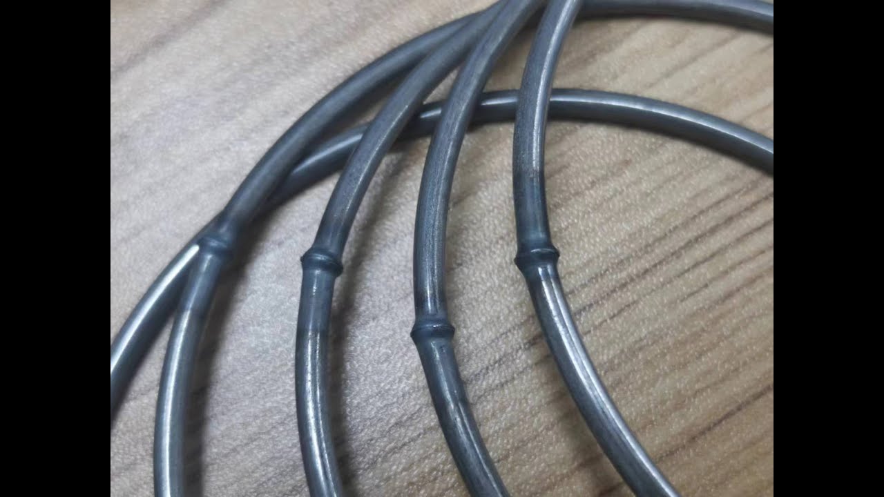 SWA / SWB Wire Ring Making and Welding Machine factory - YouTube