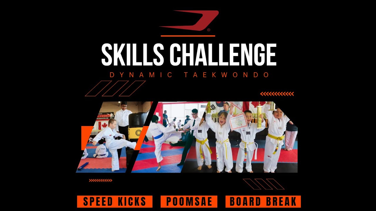 Dynamic Taekwondo Skills Challenge - YouTube