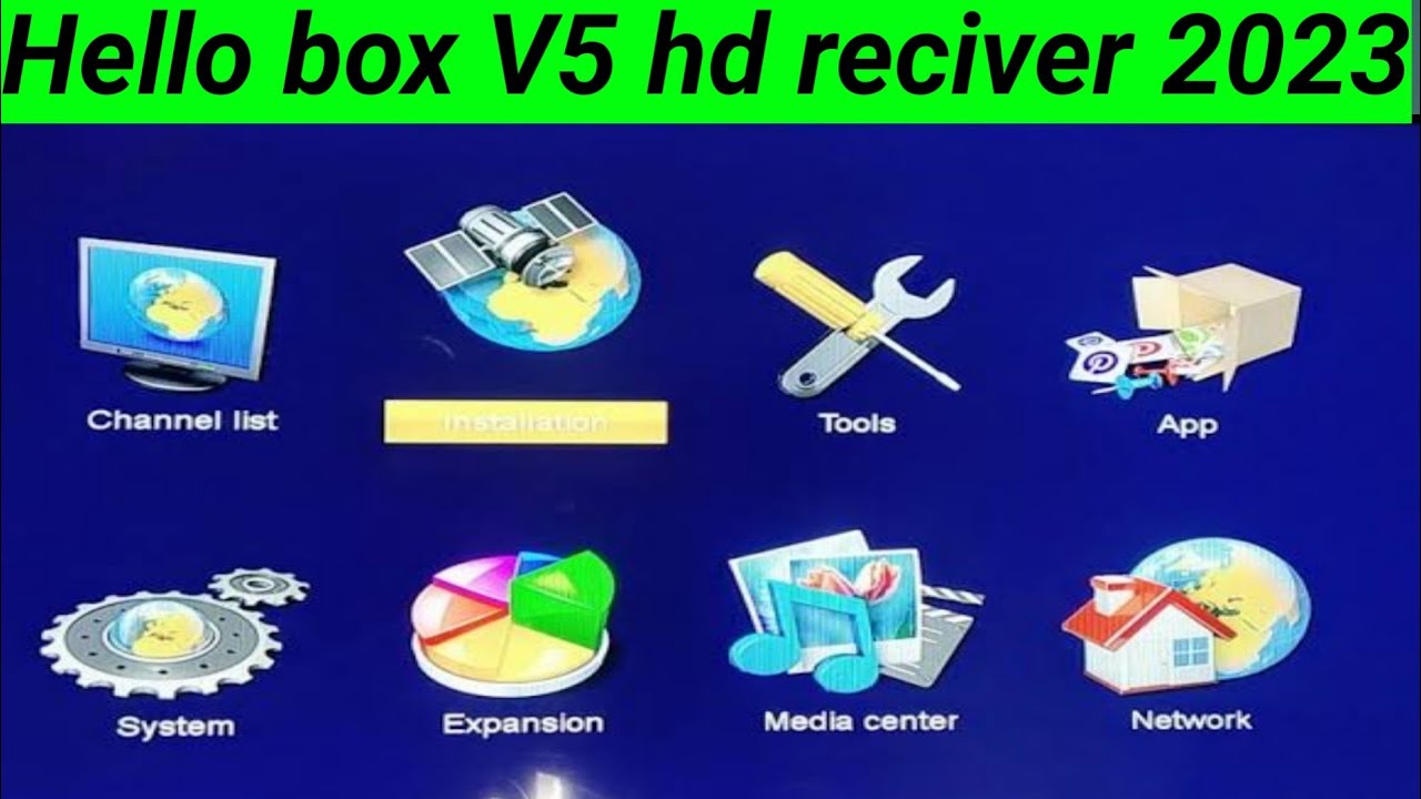 Hello box v 5 hd reciver 2023.হেলো বক্স V5 HD রিসিভার ২০২৩। - YouTube