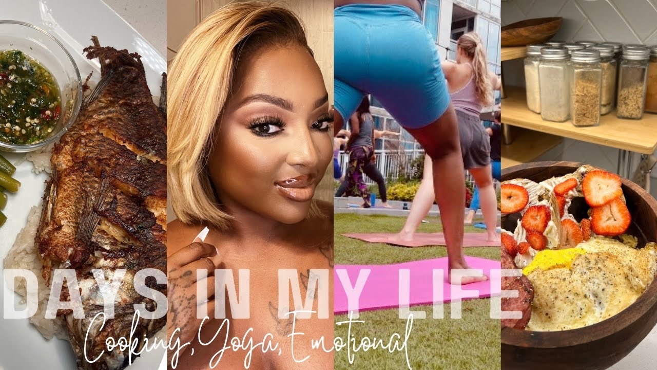 RELAXING + PRODUCTIVE DAYS IN MY LIFE VLOG | COOKING| YOGA+TRYING TO ...