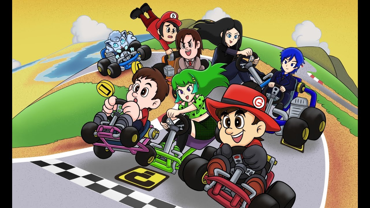 COMPITIENDO CON LOS PANAS - Mario Kart: Super Circuir - En Directo por ...