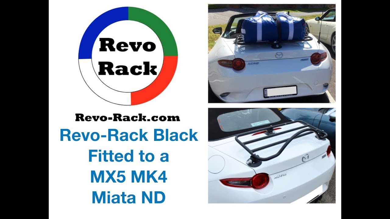 Mazda MX5 MK4 / Miata ND Luggage Rack : Revo-Rack - YouTube