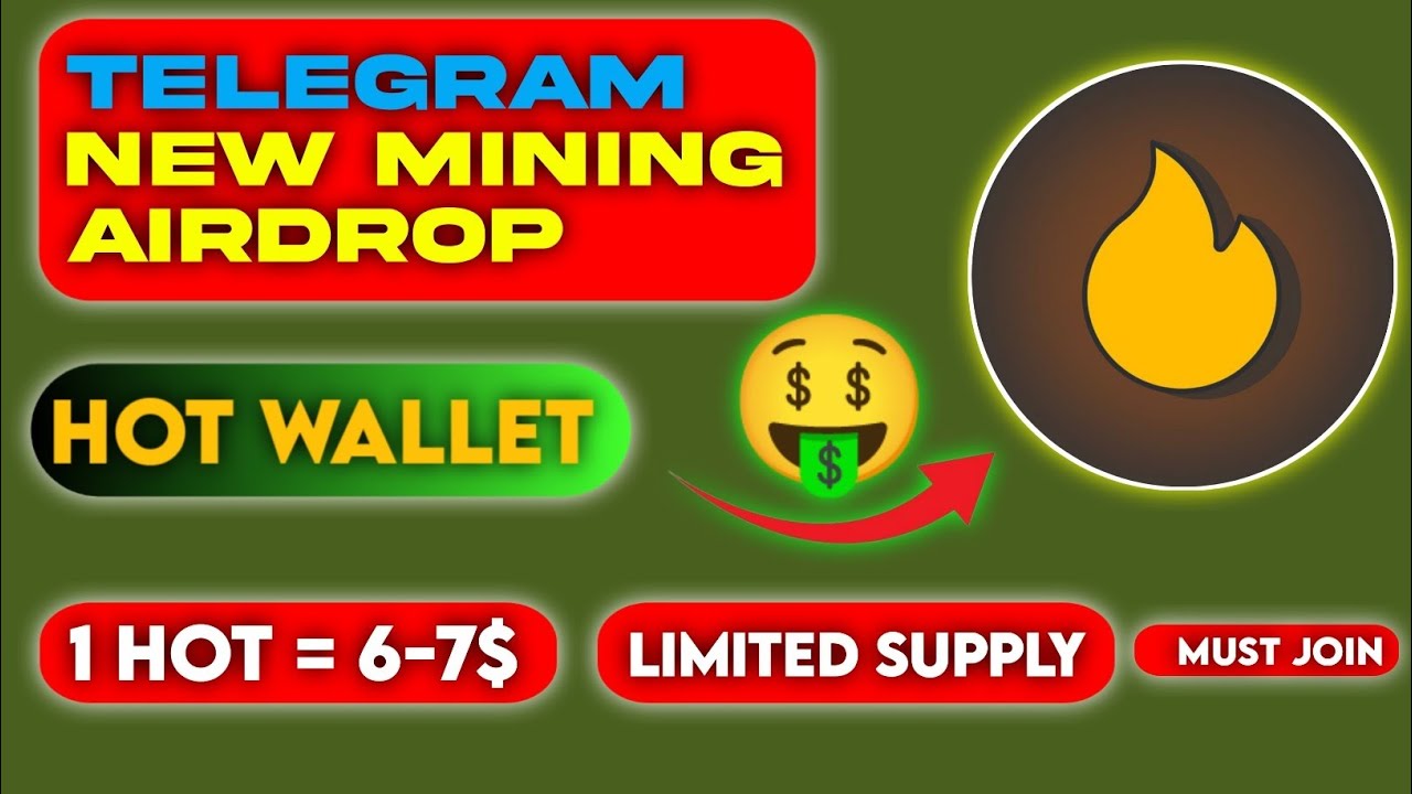 New Telegram Mining Airdrop | Hot Wallet Airdrop - YouTube