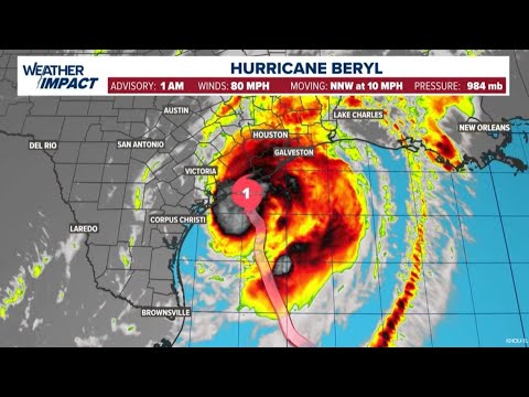 Hurricane Beryl tracker: Storm made landfall early this morning ...