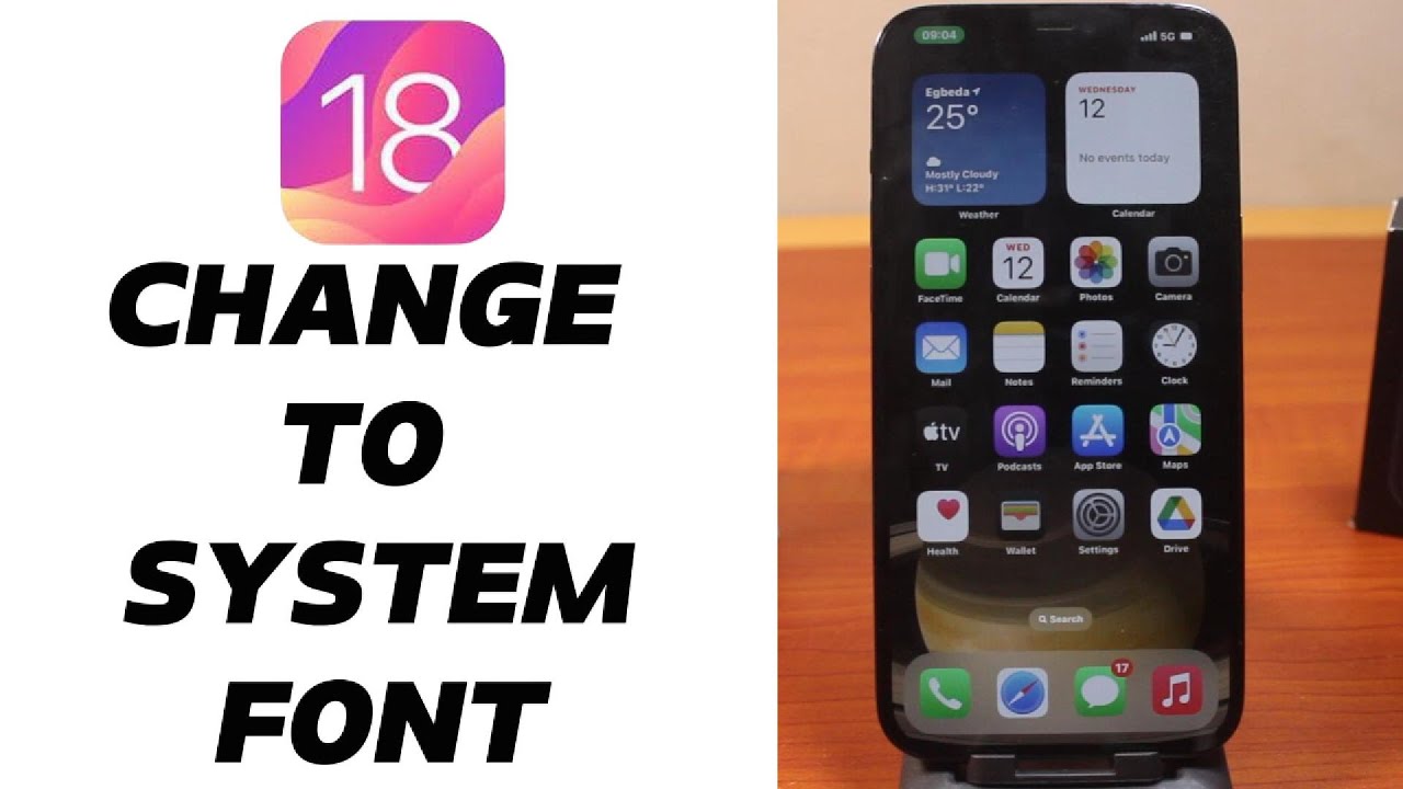 iOS 18: How to Change to System Font on iPhones - YouTube
