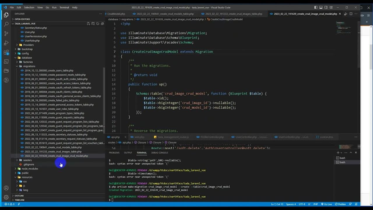 laravel basic 1 - YouTube