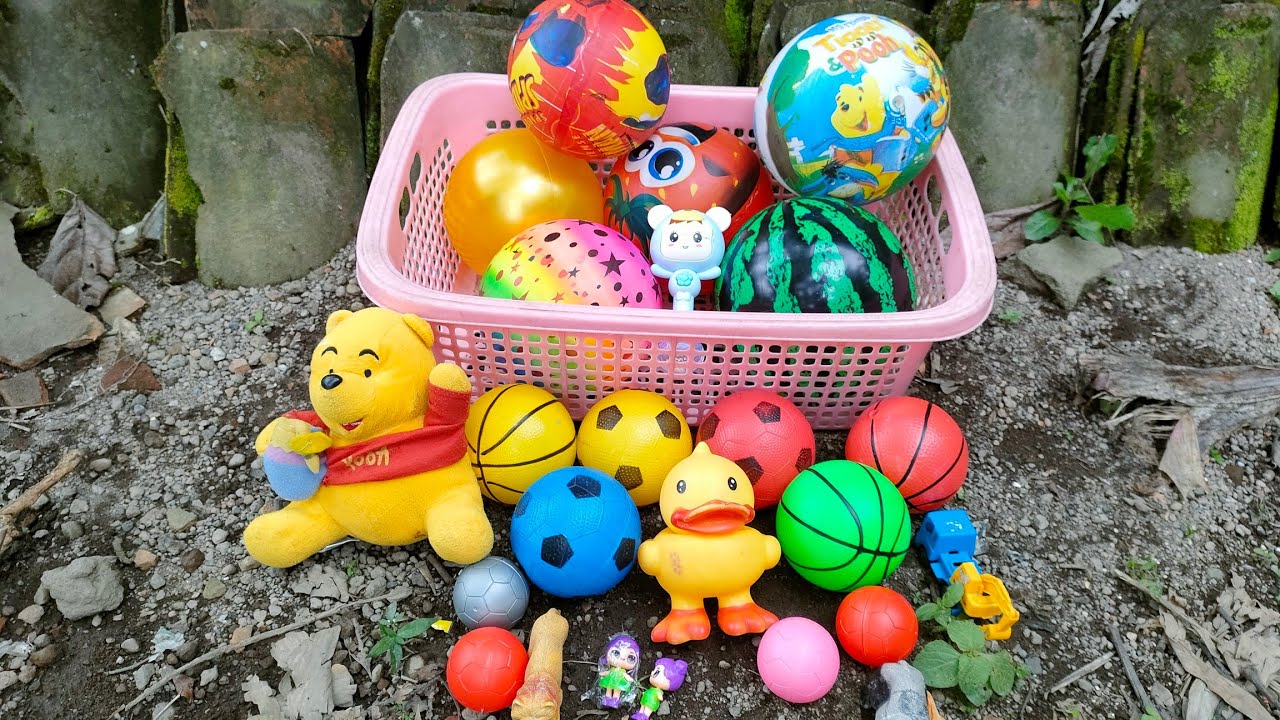 Boneka Panda Singa Belalang dan Bola mainan untuk anak 😍 - YouTube