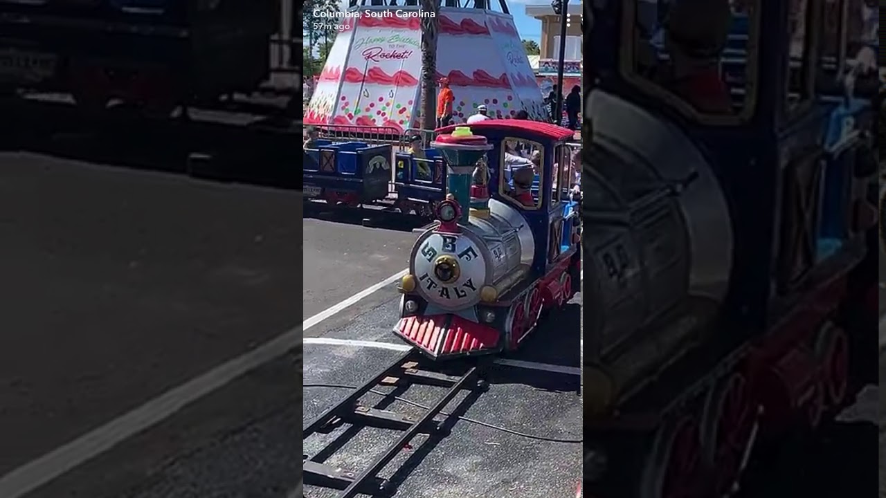 Train ride at the South Carolina State Fair - YouTube
