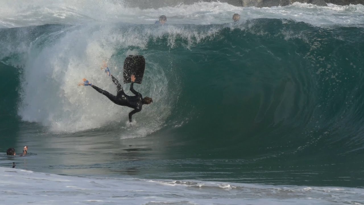 The Wedge, CA, Surf, 4/7/2017 - Part 1 (4K@30) - YouTube