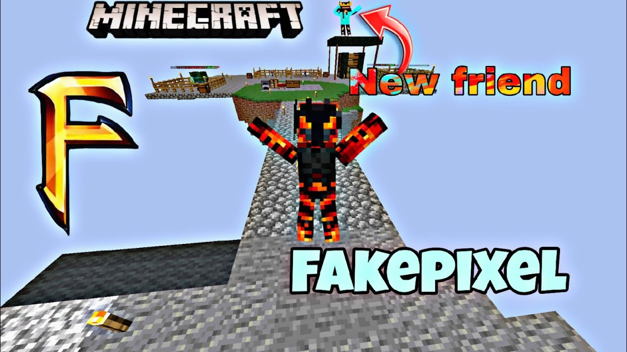 I make a new friend in fakepixel skyblock #4 || Minecraft || Fakepixel ...