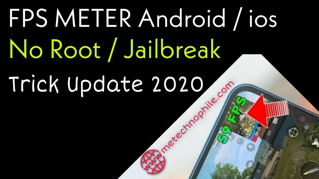 FPS COUNTER /METER FOR ANDROID 10 / IOS | TWO EASY METHODS 2020 | No ...