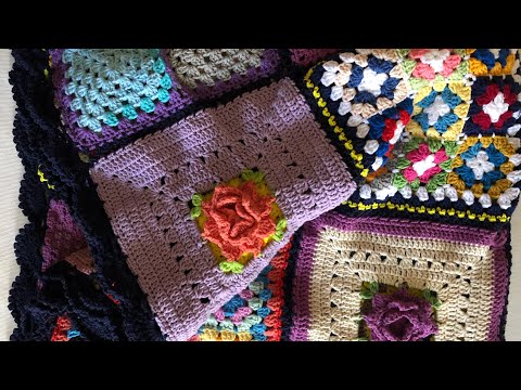Tığişi Venedik Çok Amaçlı Örtü (Venedik Crochet Blanket Border) 13. Bölüm