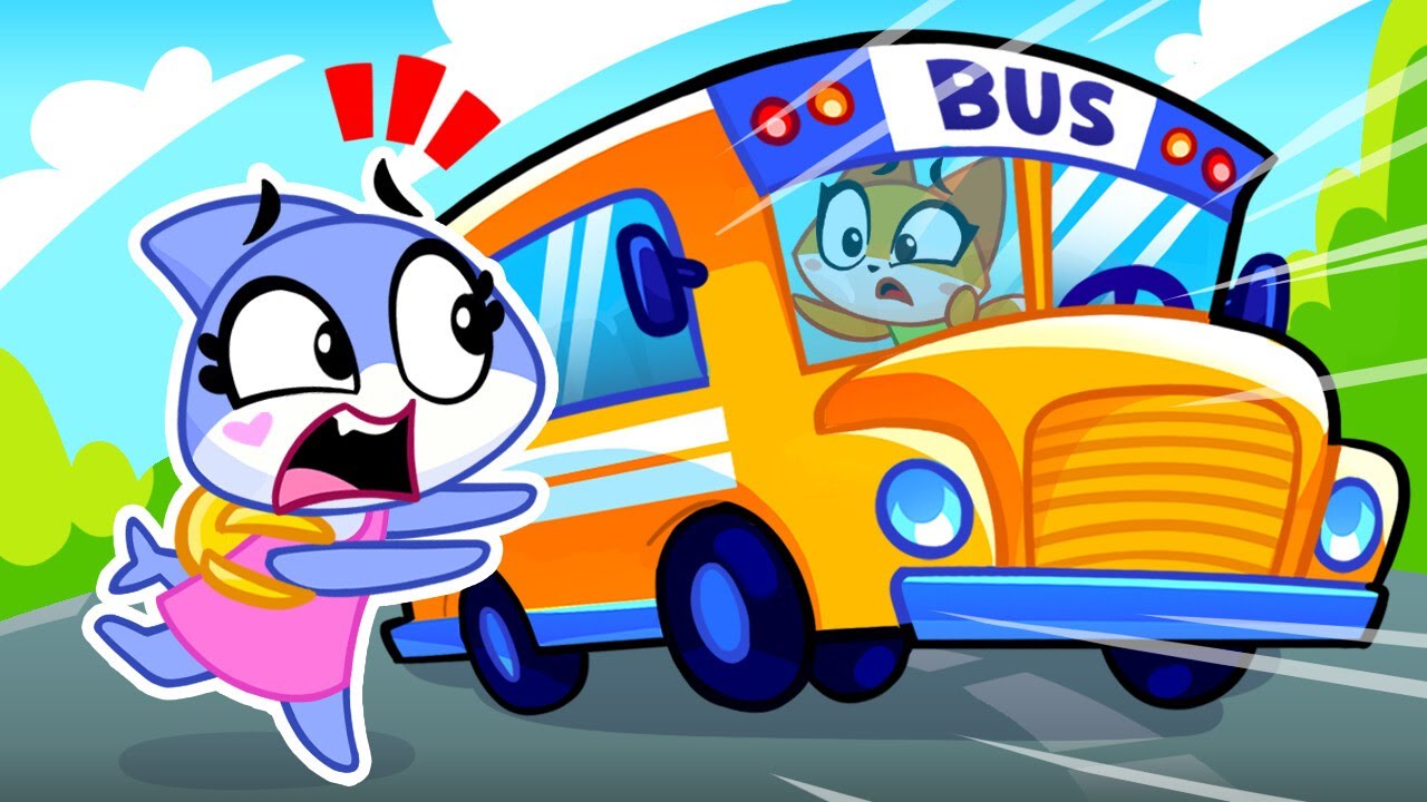 First Day of Kindergarten 🚌 Wheels on the School Bus 🚍 Educational ...