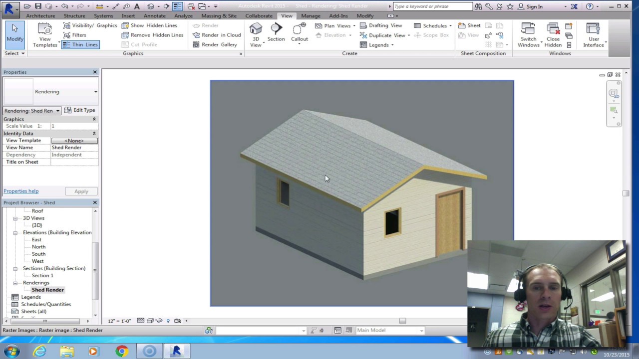 Shed: Render - YouTube