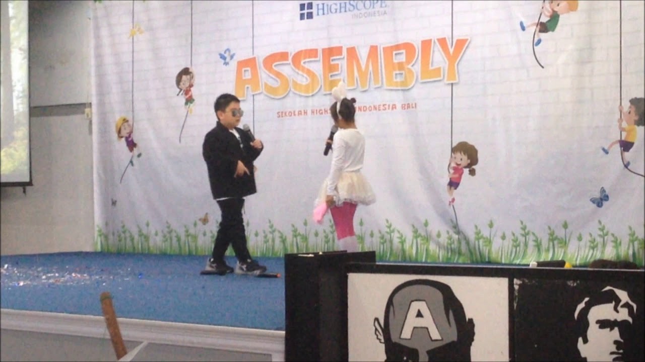 Bali HighScope School's show Dec 2017 - class 2 3D - YouTube