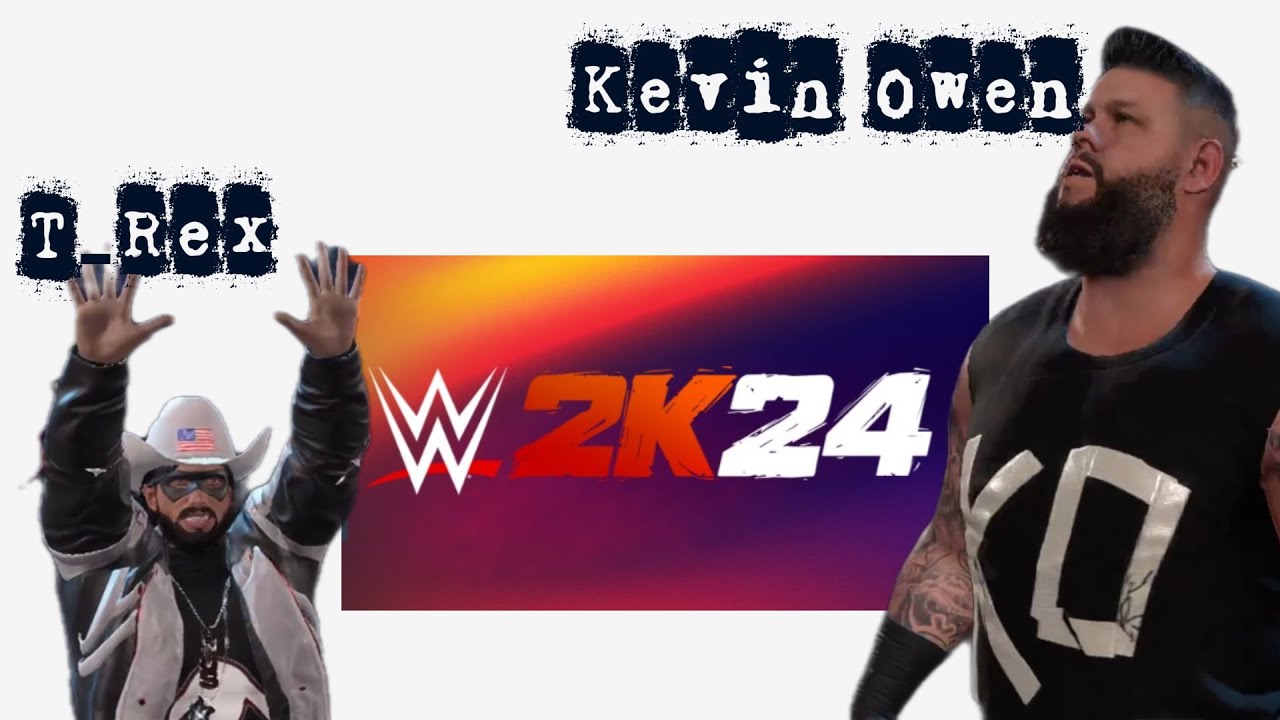 WWE 2K 24 - T-Rex VS Kevin Owen - YouTube