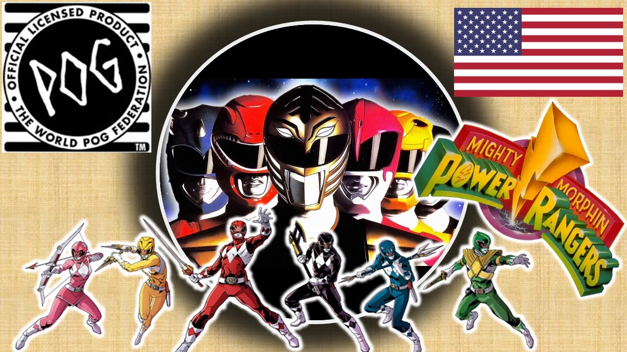 Power Rangers Pog Collection Complete set - Collect A Card, Saban (USA ...