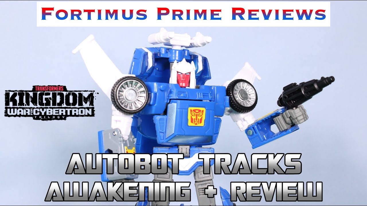 "Autobot Tracks Awakes + Review" Transformers Stop Motion - YouTube