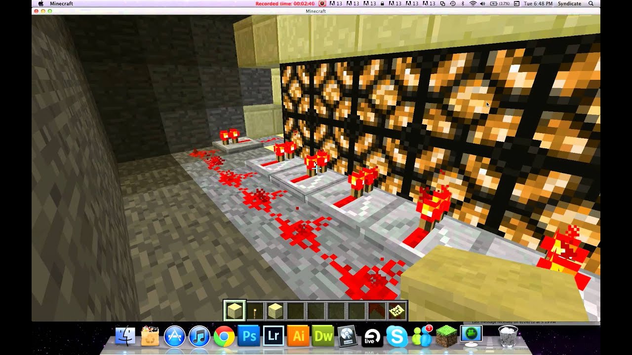 Minecraft - Hidden Desert Base. - YouTube