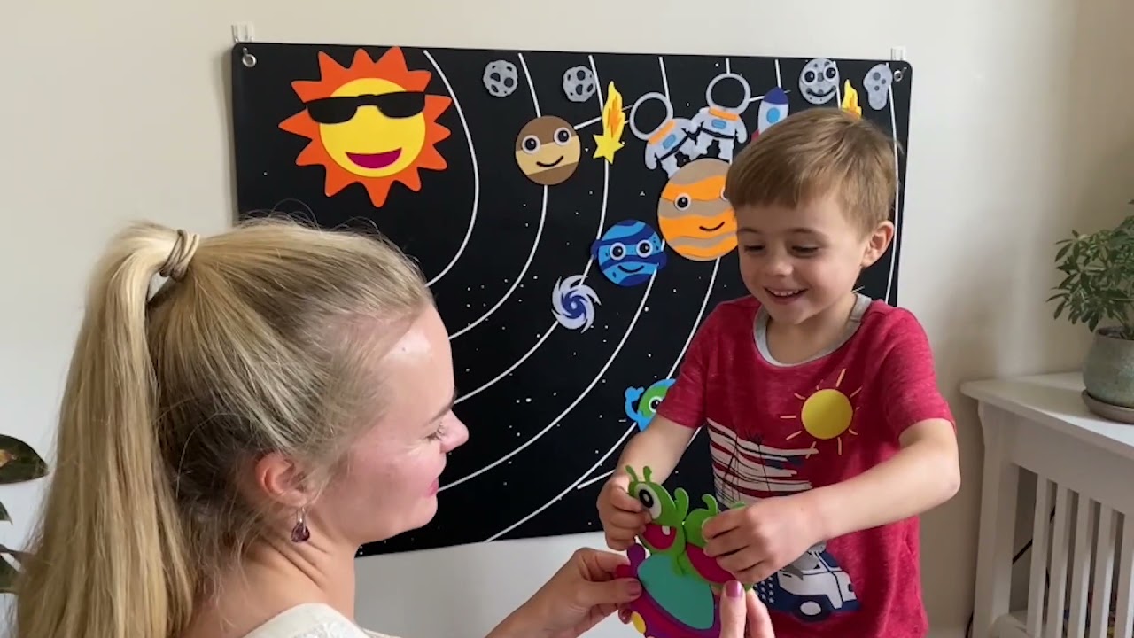 Kids storytime: Outer Space Felt Board Story - YouTube