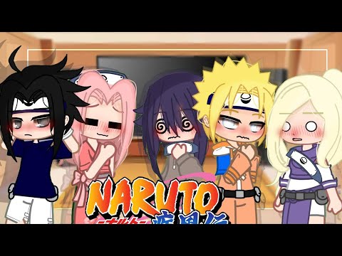 •| Genin Team 7 + Hinata and Ino React to the Future + Extra ending [Canon Ships] |• AU