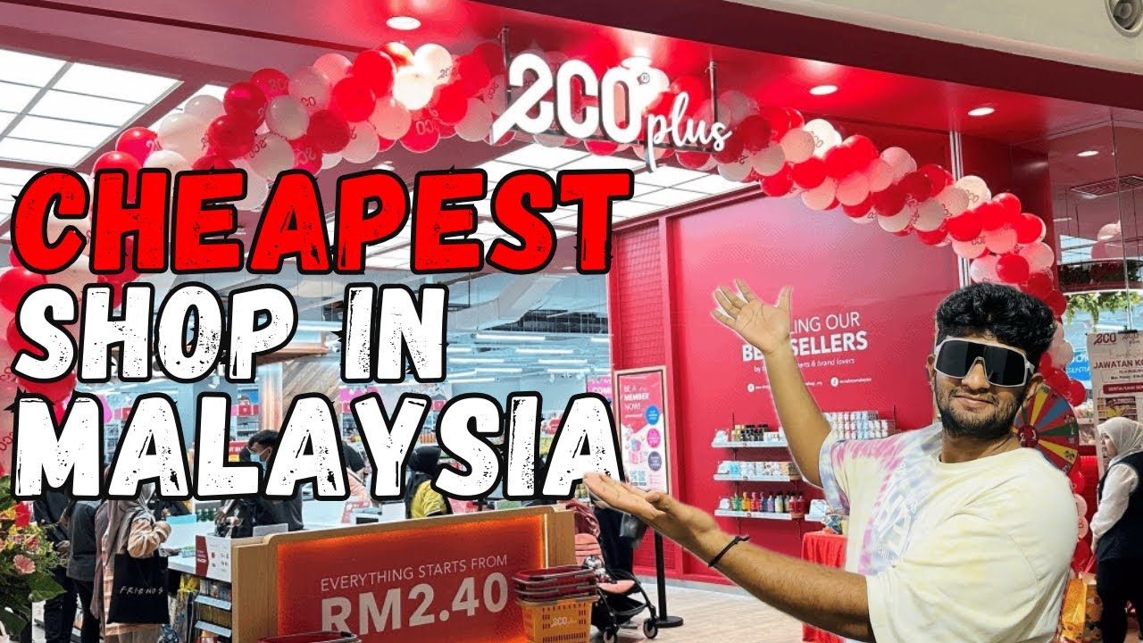 Cheapest shop in Malaysia | 2 Ringgit shop in kuala lumpur | Budget ...
