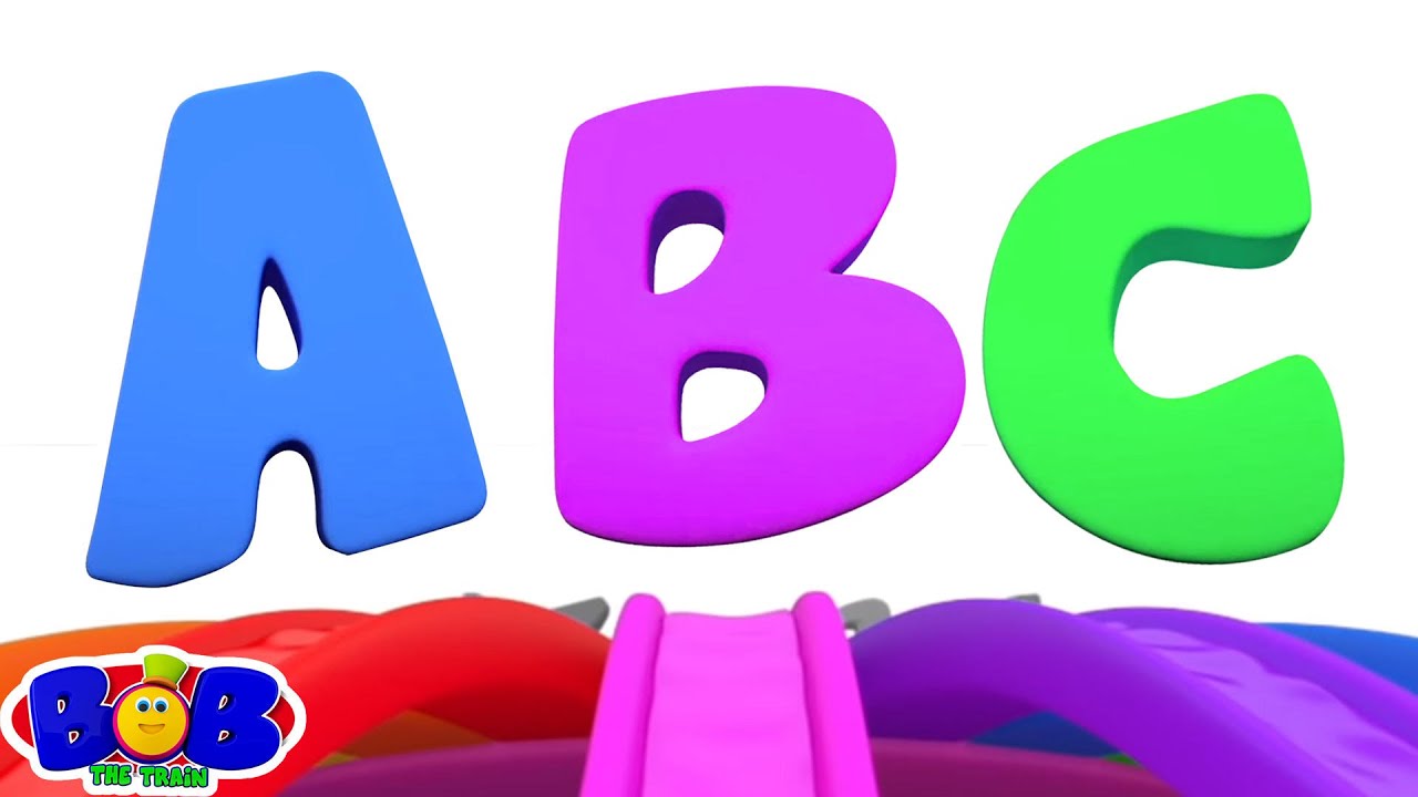 Abc With Colors, Aphabets Songs by Bob The Train and Babies Rhymes ...