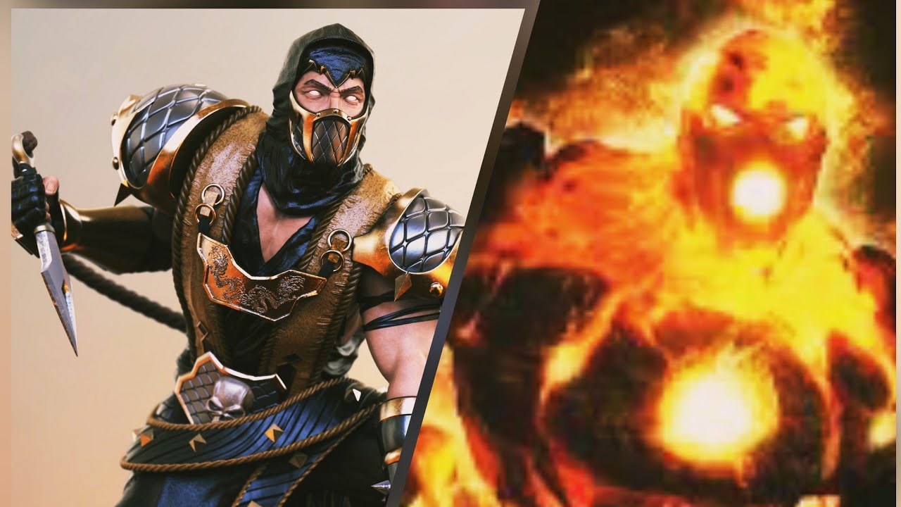 Scorpion vs Blaze _ Mortal Kombat Armageddon - YouTube