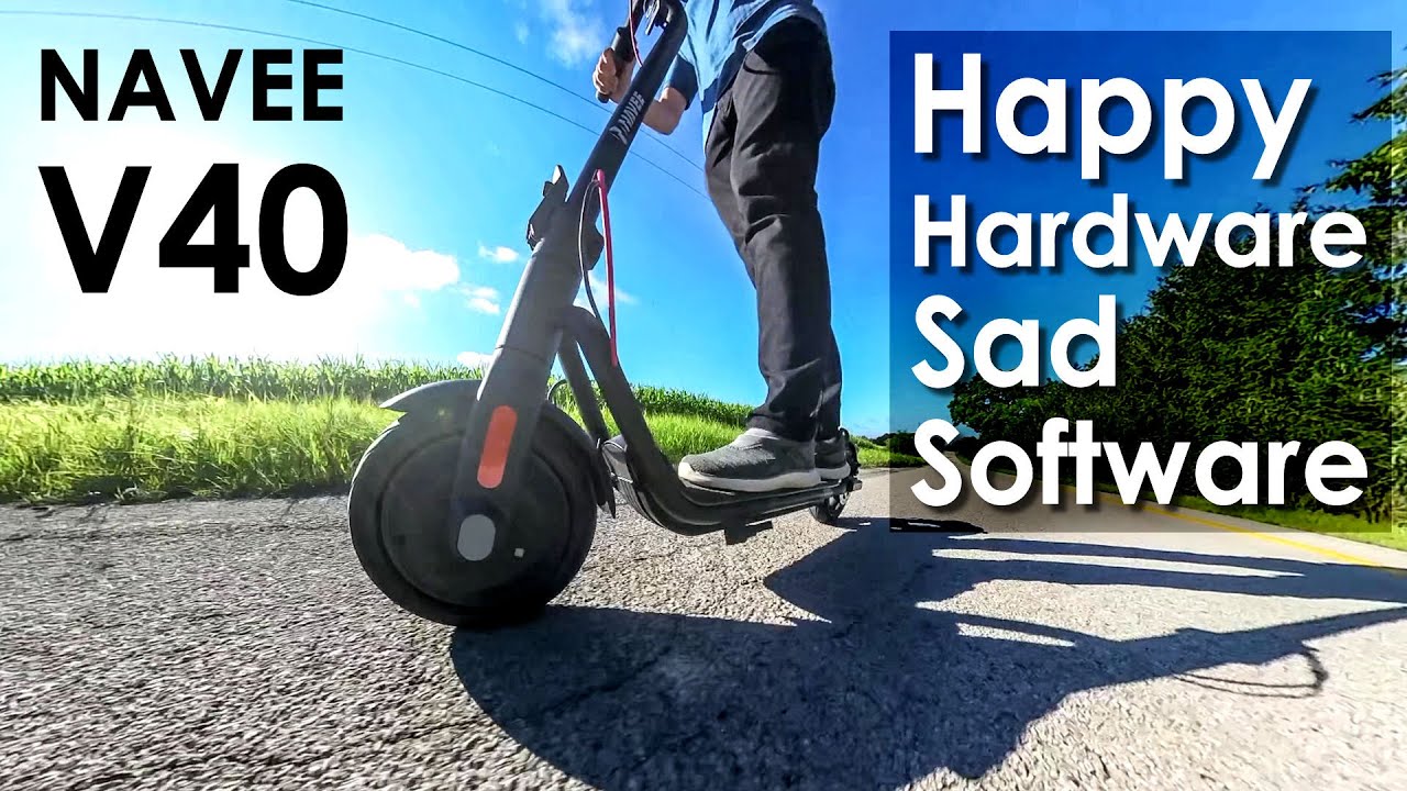 Navee V40 Electric Scooter Review - YouTube