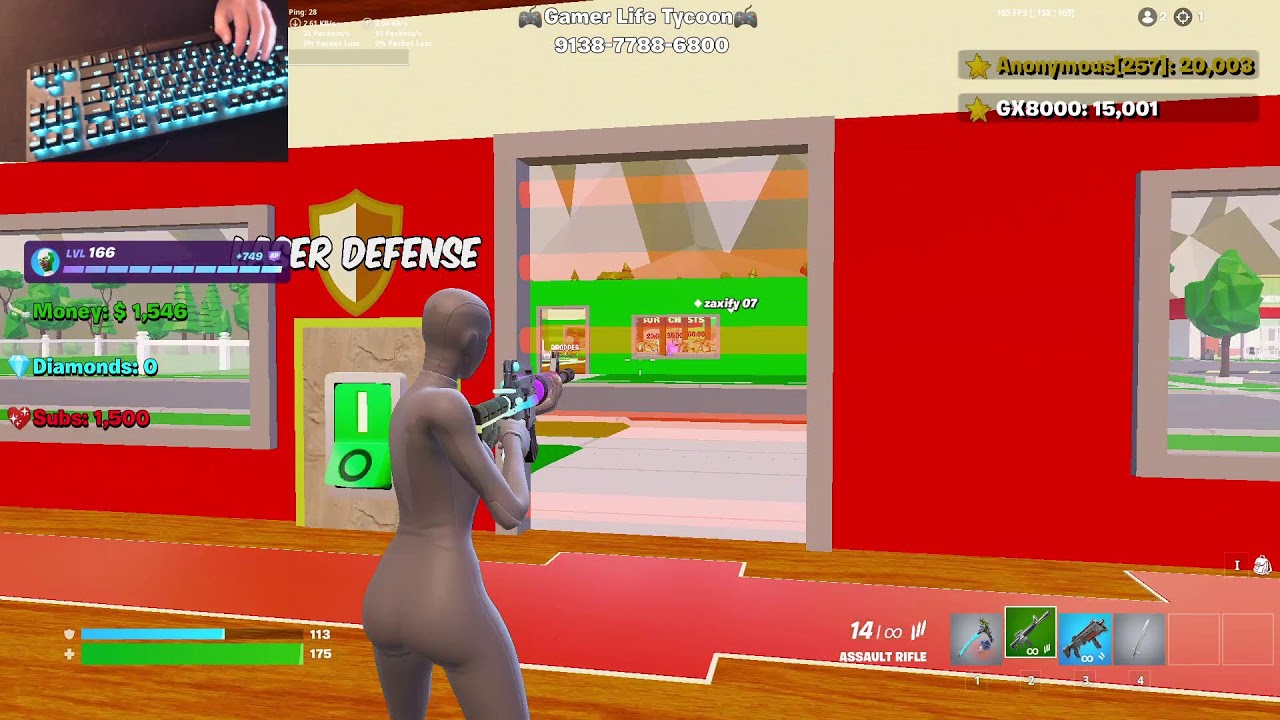 live stream with keyboard cam - YouTube