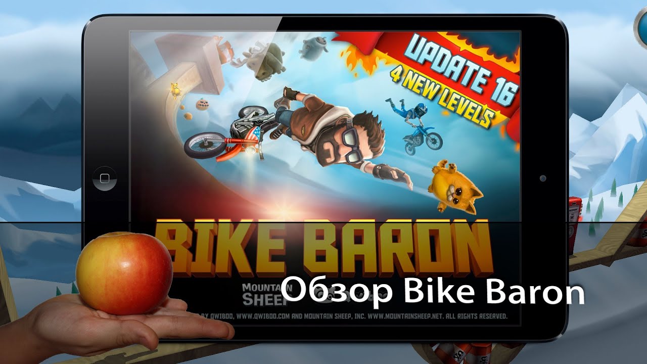 [Обзор] Bike Baron for iOS - YouTube