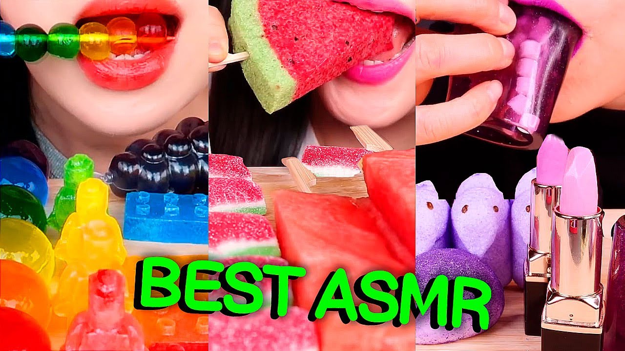 Best of Asmr eating compilation - HunniBee, Jane, Kim and Liz, Choa ...