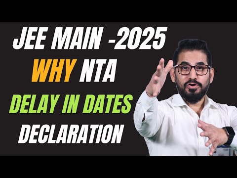 📌 Why NTA Delay In JEE Main-Dates Declaration ⚠️ #jeemain #jee # ...