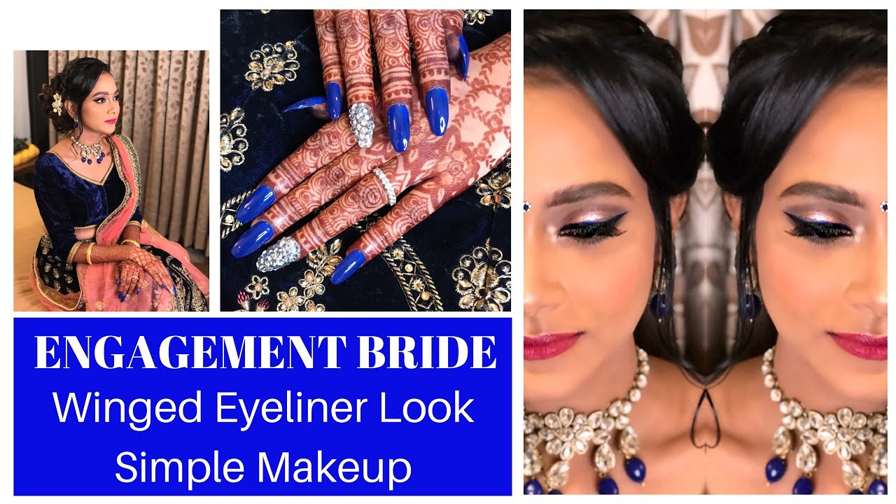 SIMPLE ENGAGEMENT MAKEUP LOOK | Simple & Natural Makeup | Blue Winged ...