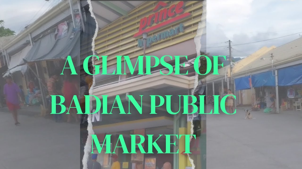 A Glimpse Of Badian Cebu Public Market // Prince HyperMart - YouTube