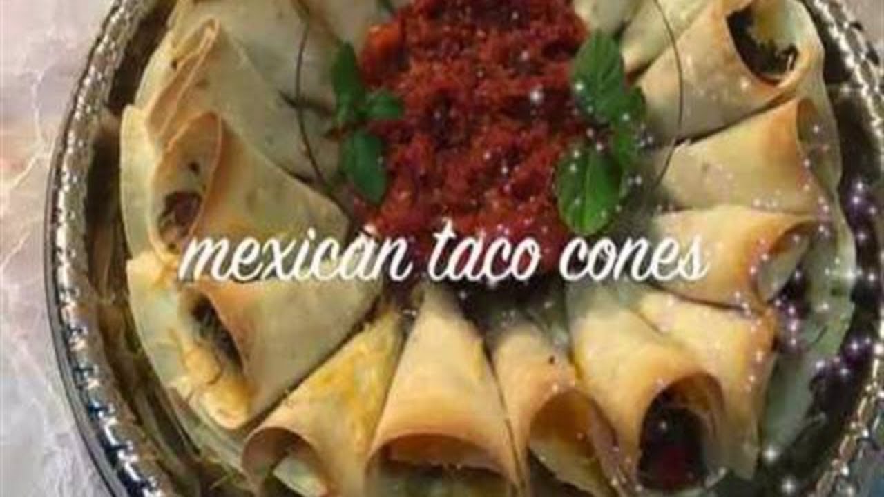 How To Make Taco Cones for a Special parties - YouTube