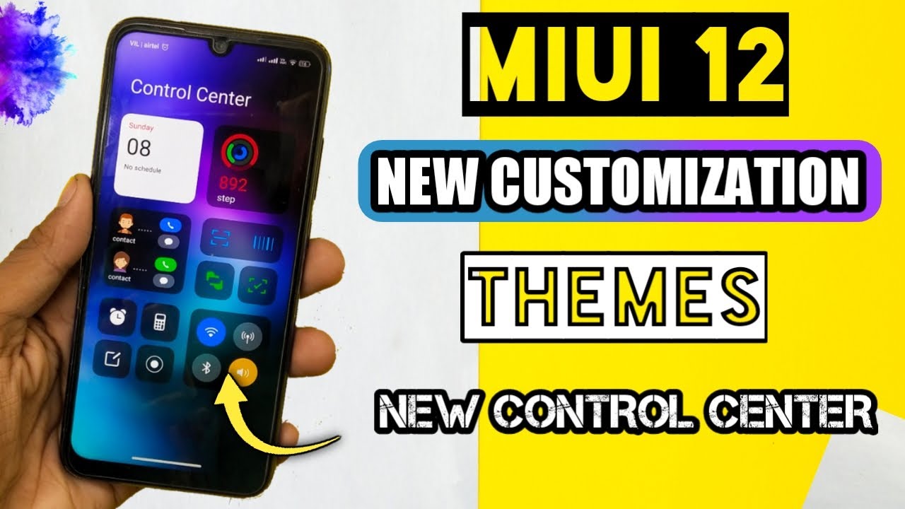 MIUI 12 Latest Customization Theme(Mst Theme) New Control Center | MIUI ...