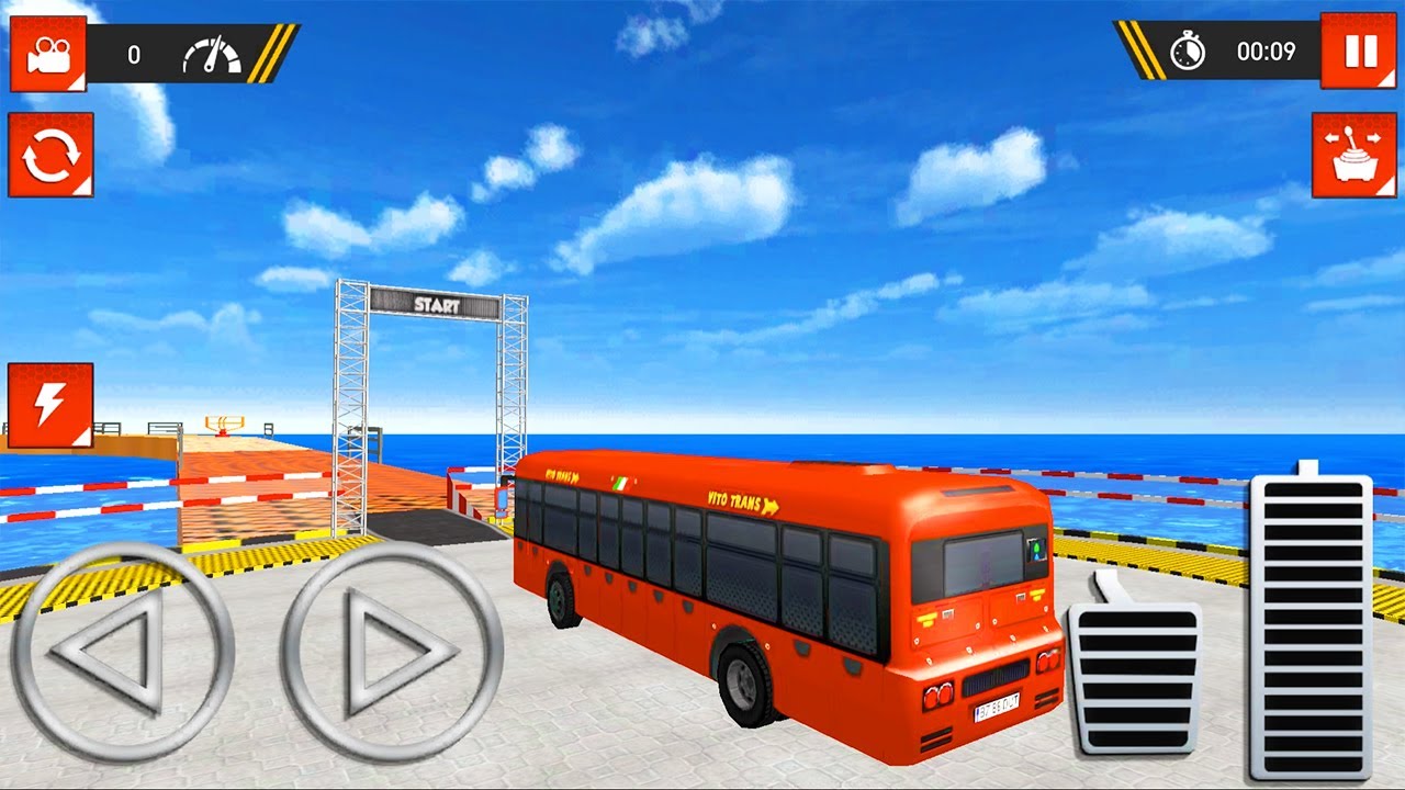 Impossible Bus Stunt - Bus Simulator - Android iOS Gameplay - YouTube