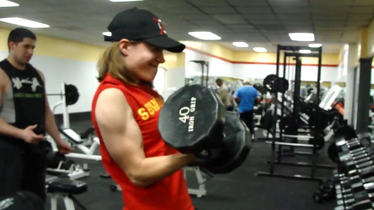 Bicep Curls Single Arm Curling 40 Lbs YouTube
