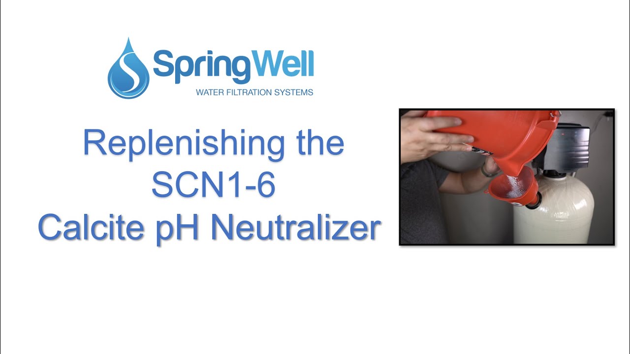 Replenishing the Calcite pH Neutralizer - YouTube