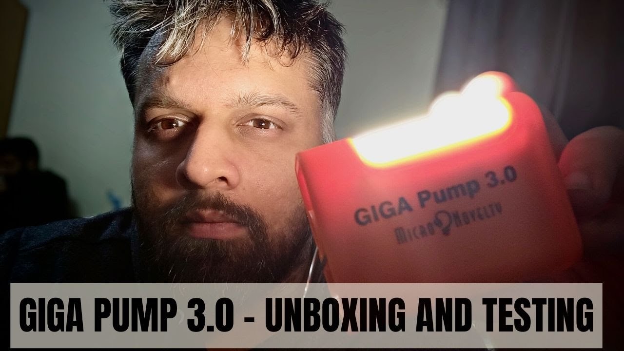 GIGA Pump 3.0 - Unboxing and Testing - Worst unboxing ever - YouTube