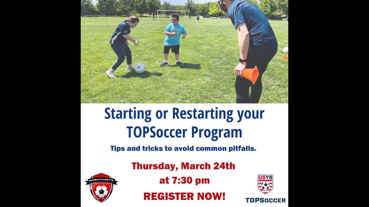Starting or restarting your TOPSoccer Program tips and tricks to avoid ...