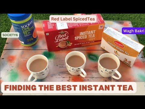 INSTANT TEA PREMIX | Society One Minute Tea | Wagh Bakri Tea Sachets ...