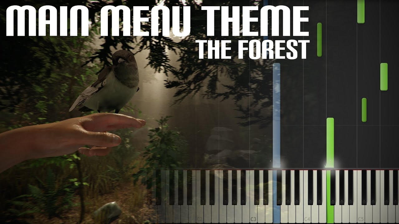 Main Menu Theme - The Forest | Piano Arrangement | Synthesia w/ Sheets & Midi - YouTube